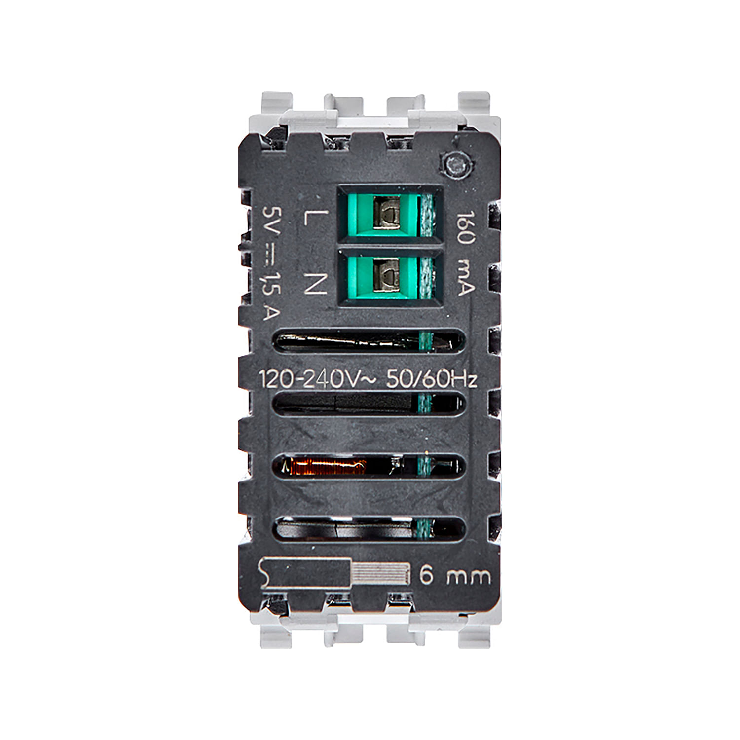 UNIDAD USB VIMAR EIKON 1 MÓDULO 1.5A