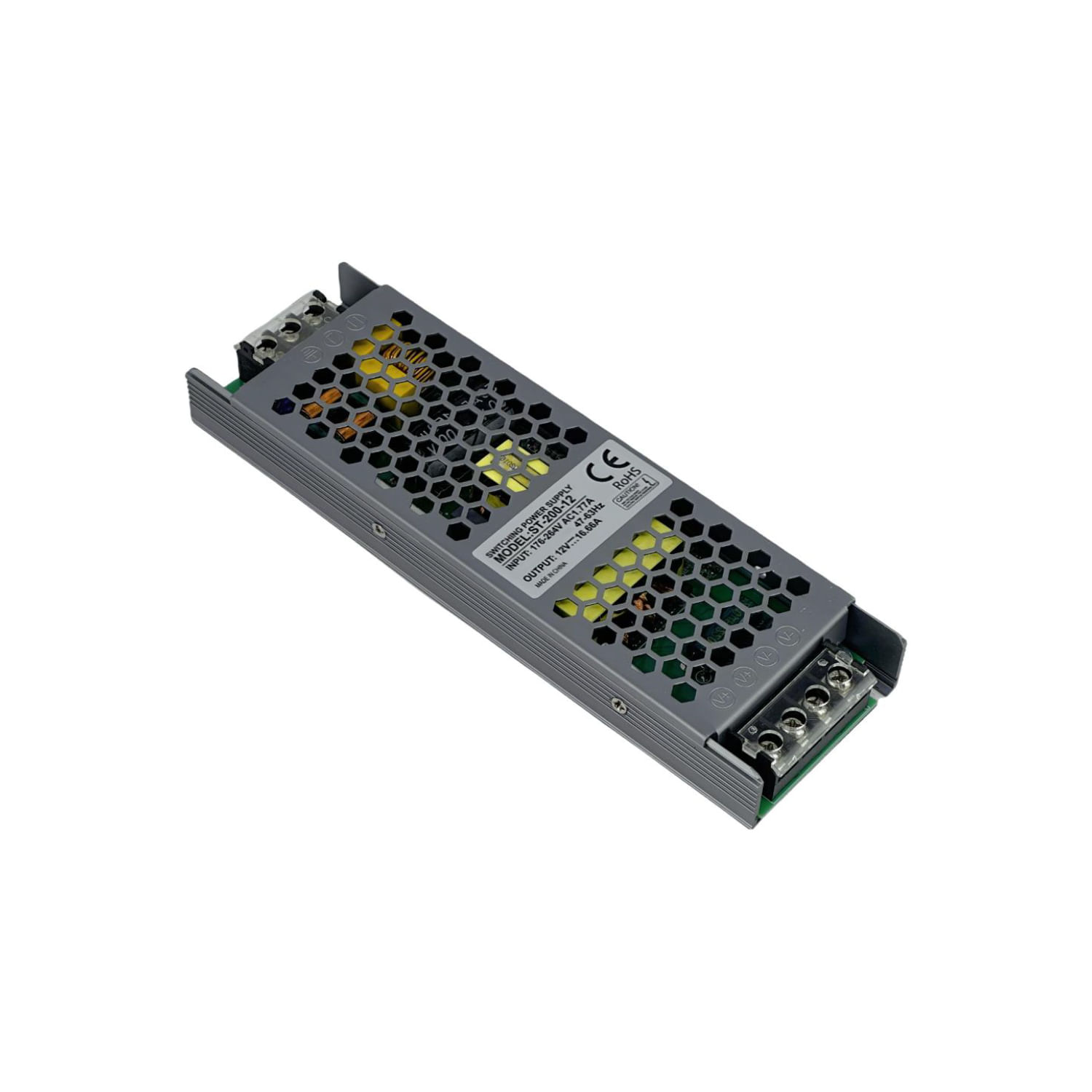 Fuente de poder slim 200w 12v 16.7a - LED Studio