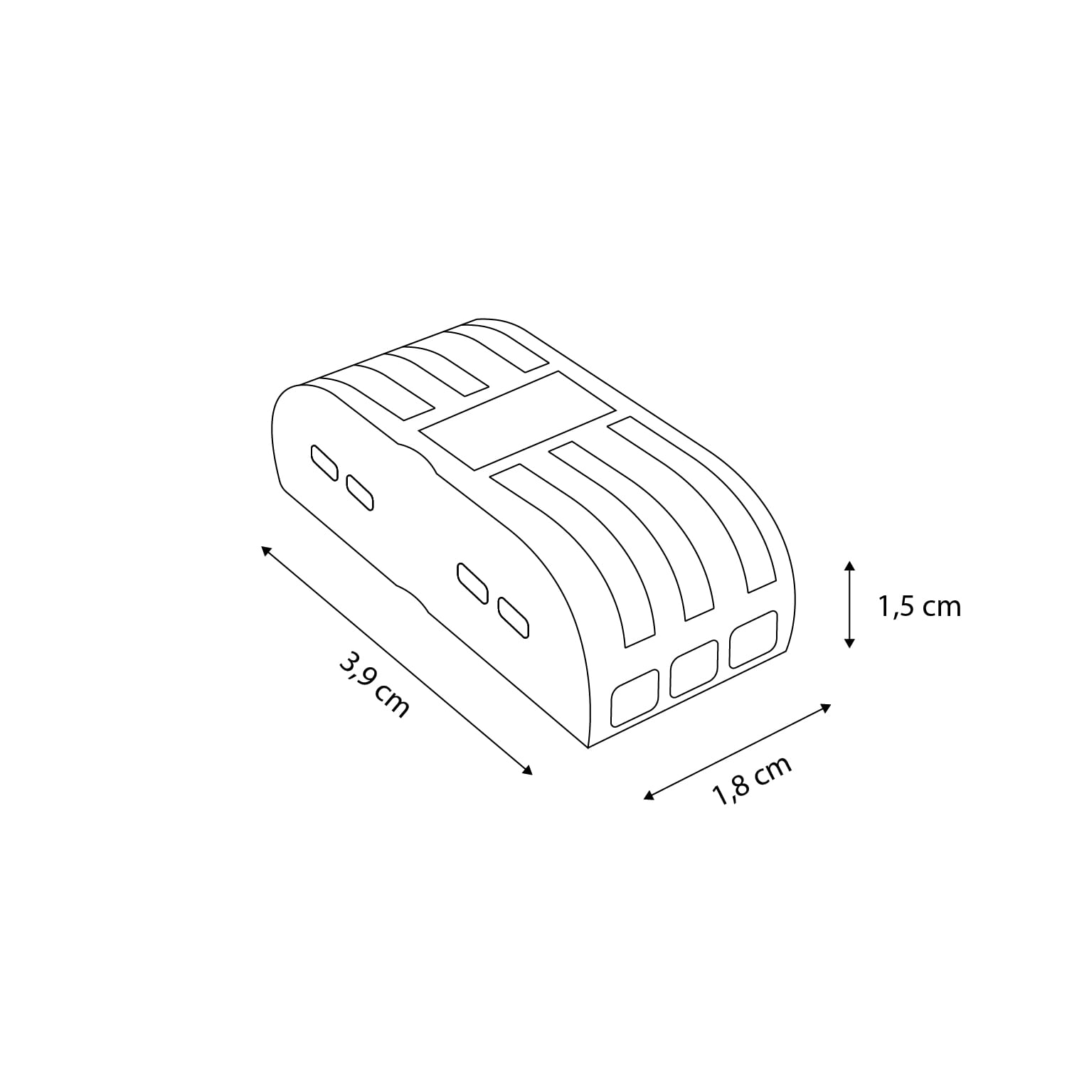 CONECTOR LED STUDIO 3 EN 1