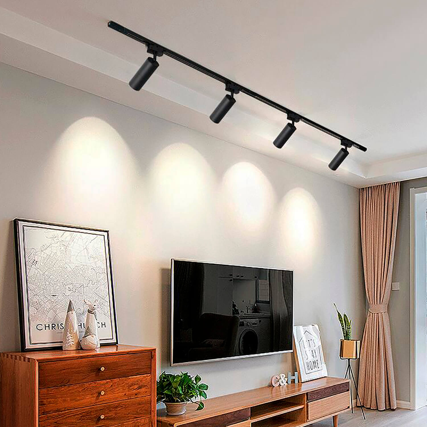 FOCO RIEL LED STUDIO TUBULAR 7W LUZ CÁLIDA - LED Studio